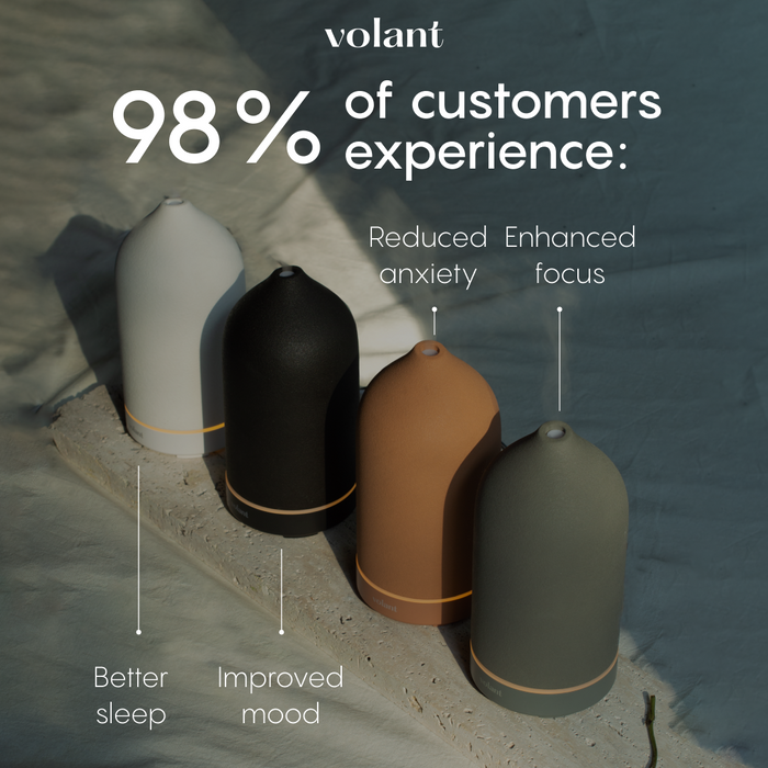 White Essential Oil Diffuser for Aromatherapy | volant